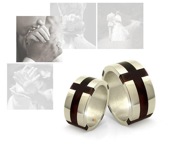 WEDDING RINGS CROSS - AMBEREMOTION